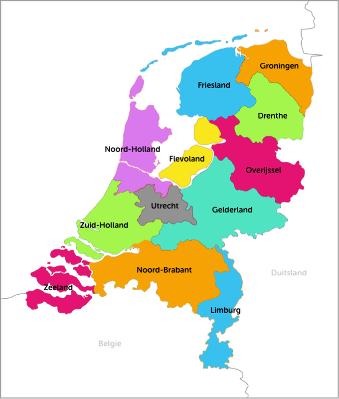 Slimleren - De provincies van Nederland - gevorderd